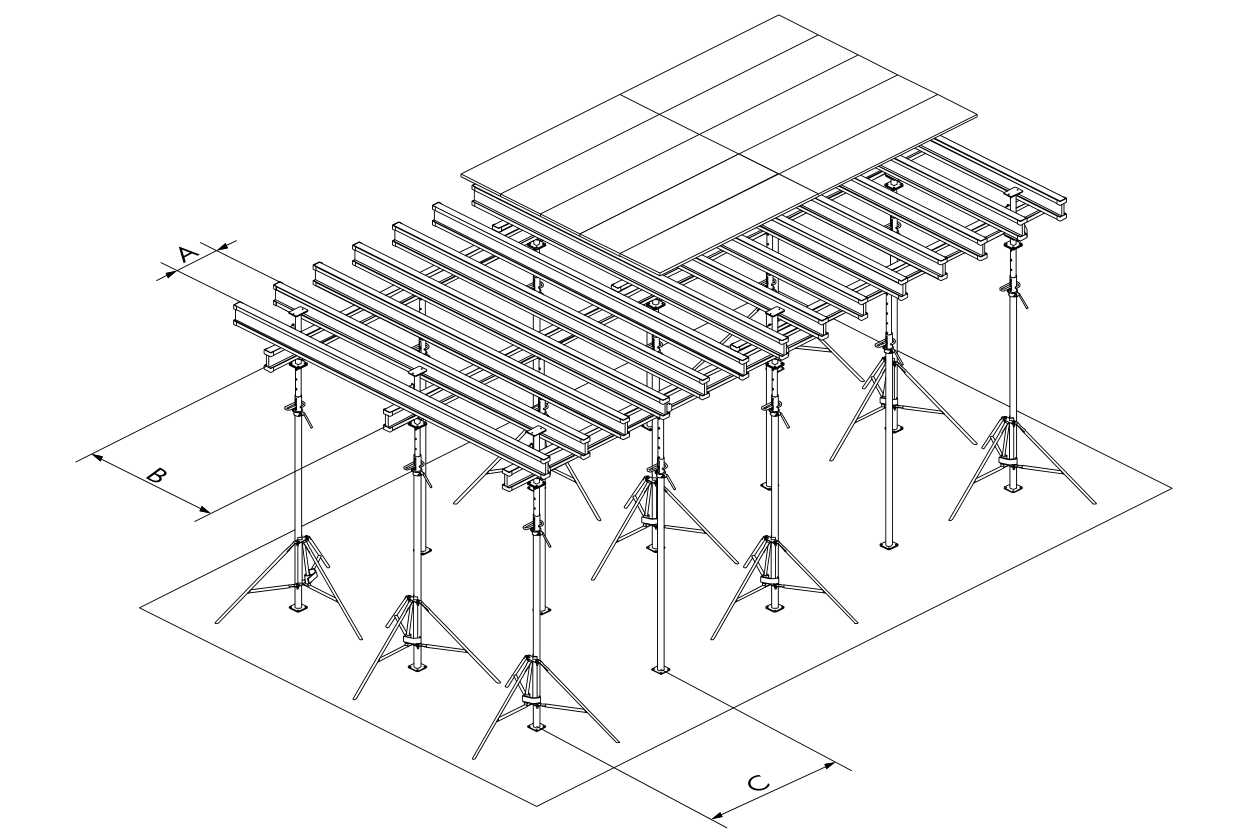 Cimbra para Losas HERCULES - Nicoletti-Castro México