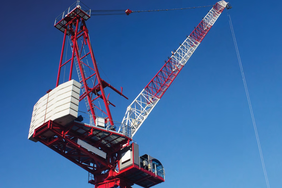 LR330 Grúa Torre Luffing - CE Certificado Nicoletti-Castro México